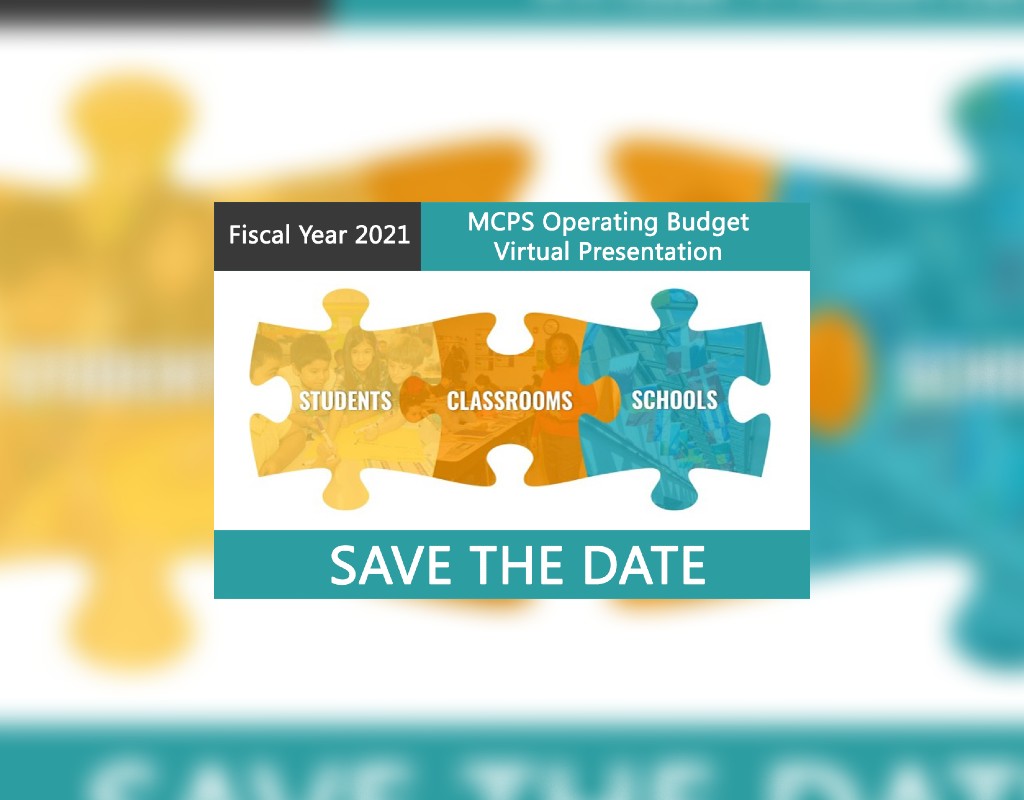 MCPS To Host Virtual Presentation on 2021 Operating Budget - Montgomery ...
