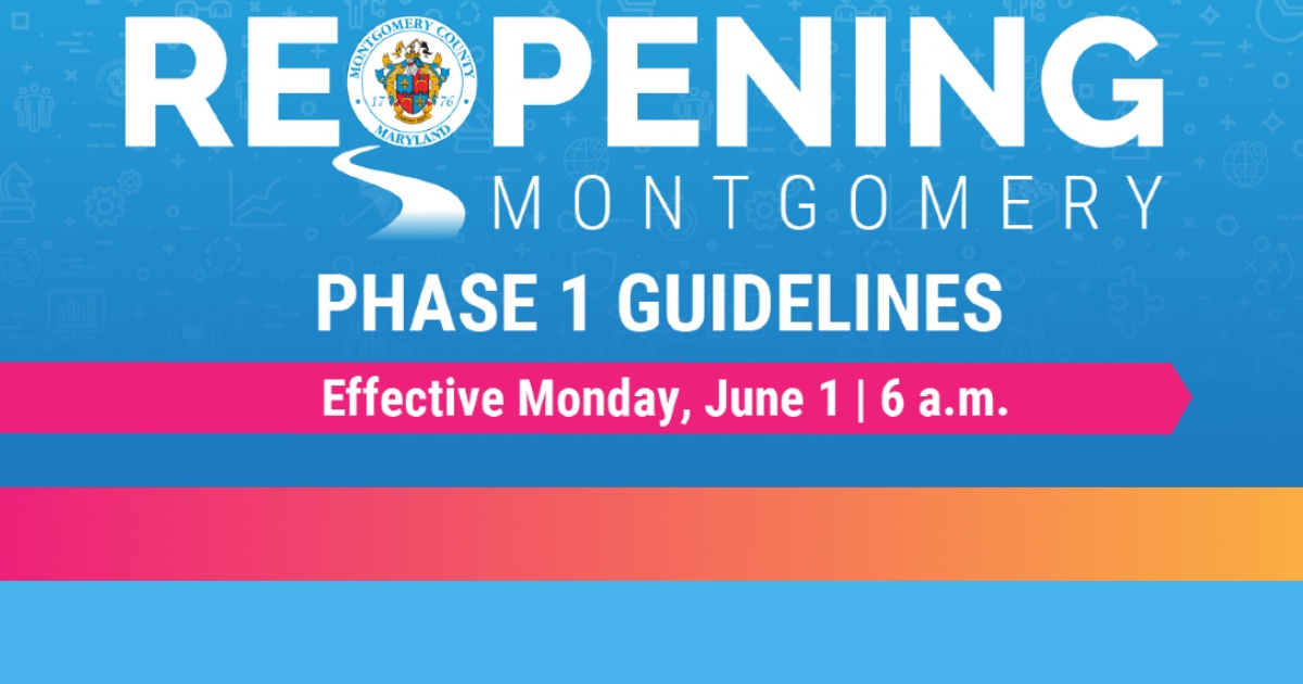 What Phase I of Reopening in Montgomery County Might Look Like ...