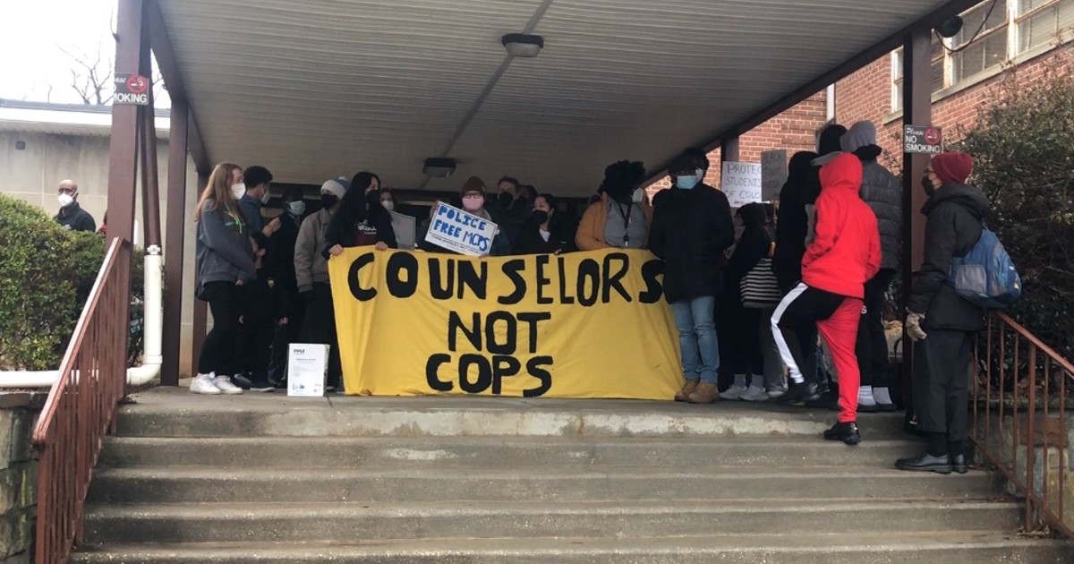 MCPS Students Speak Out Against Police Presence in Schools - Montgomery ...