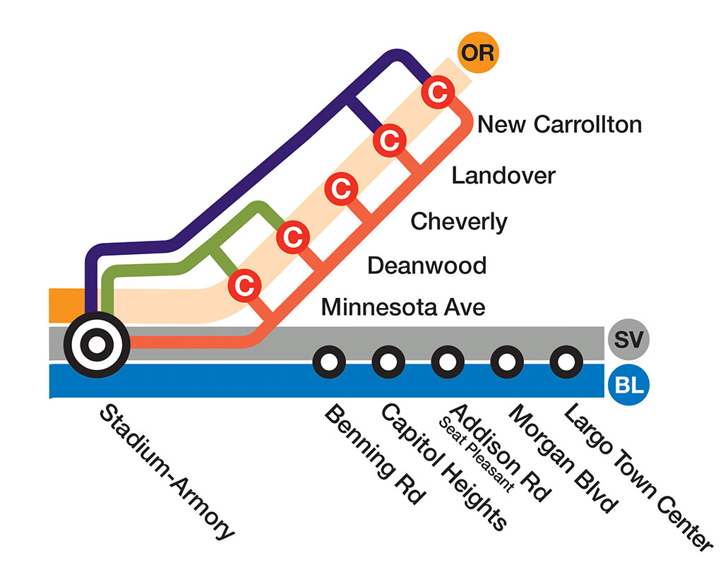 Cheverly Metro Station Washington Metro Orange Line