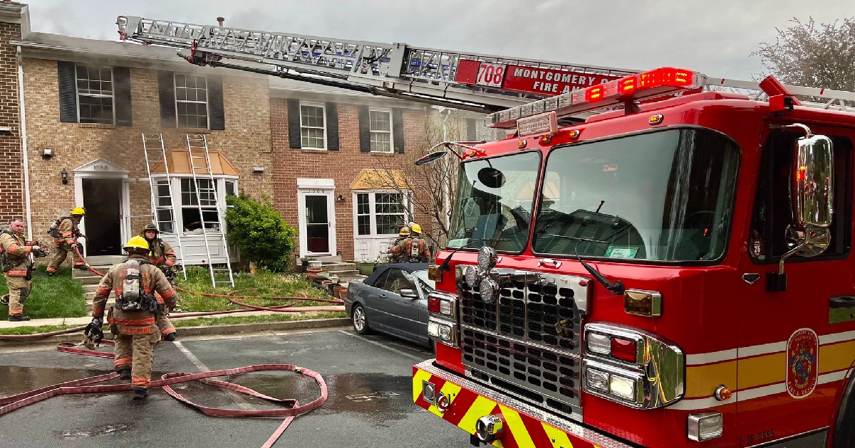 Five Displaced After Gaithersburg Townhouse Fire - Montgomery Community ...