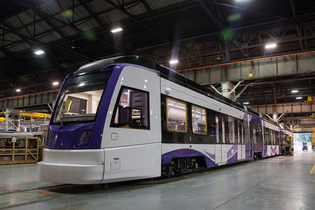 Final Final Purple Line Rail Car Delivered as Project Reaches 85% ...