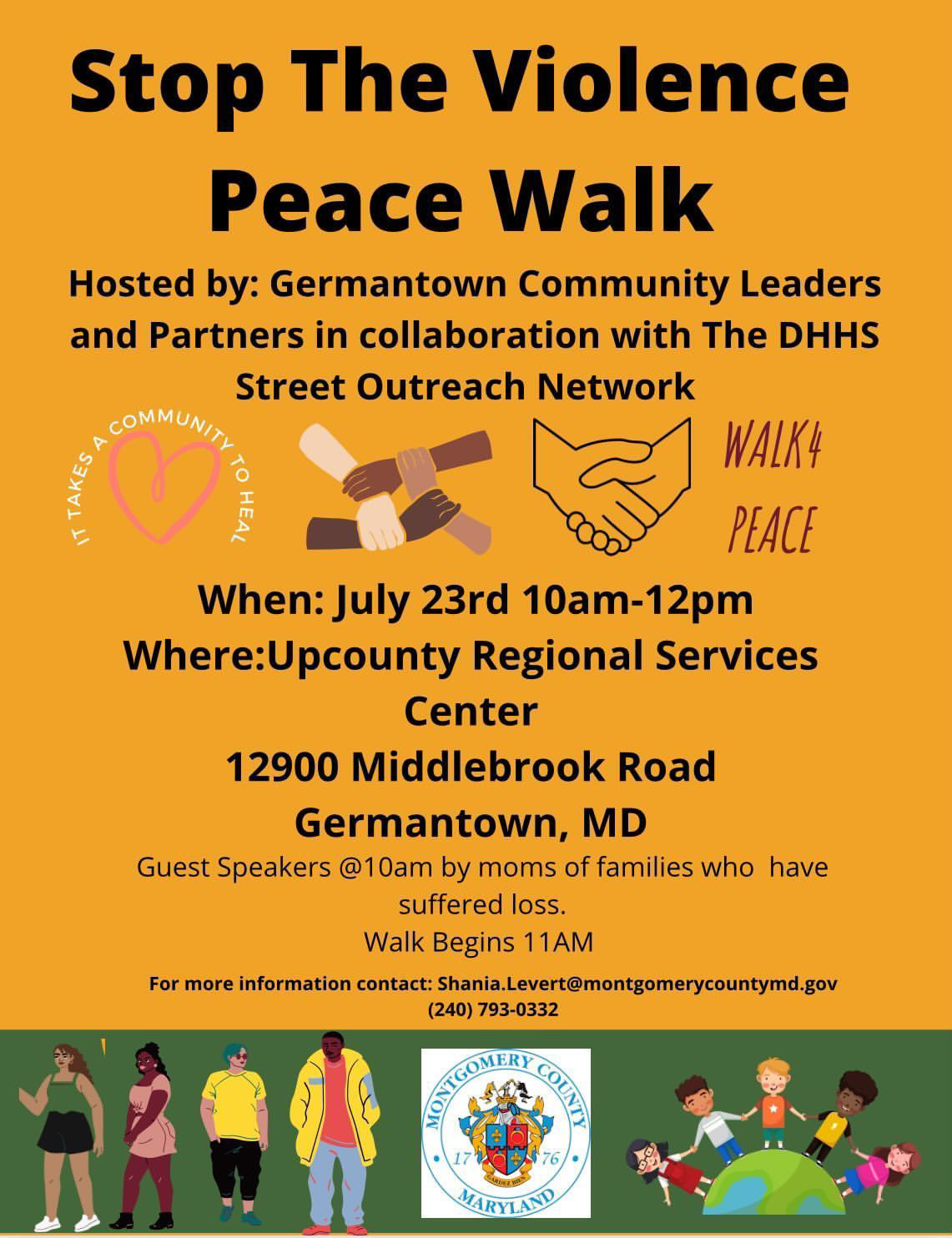 Germantown Leaders Organizing 'Stop the Violence Peace Walk ...
