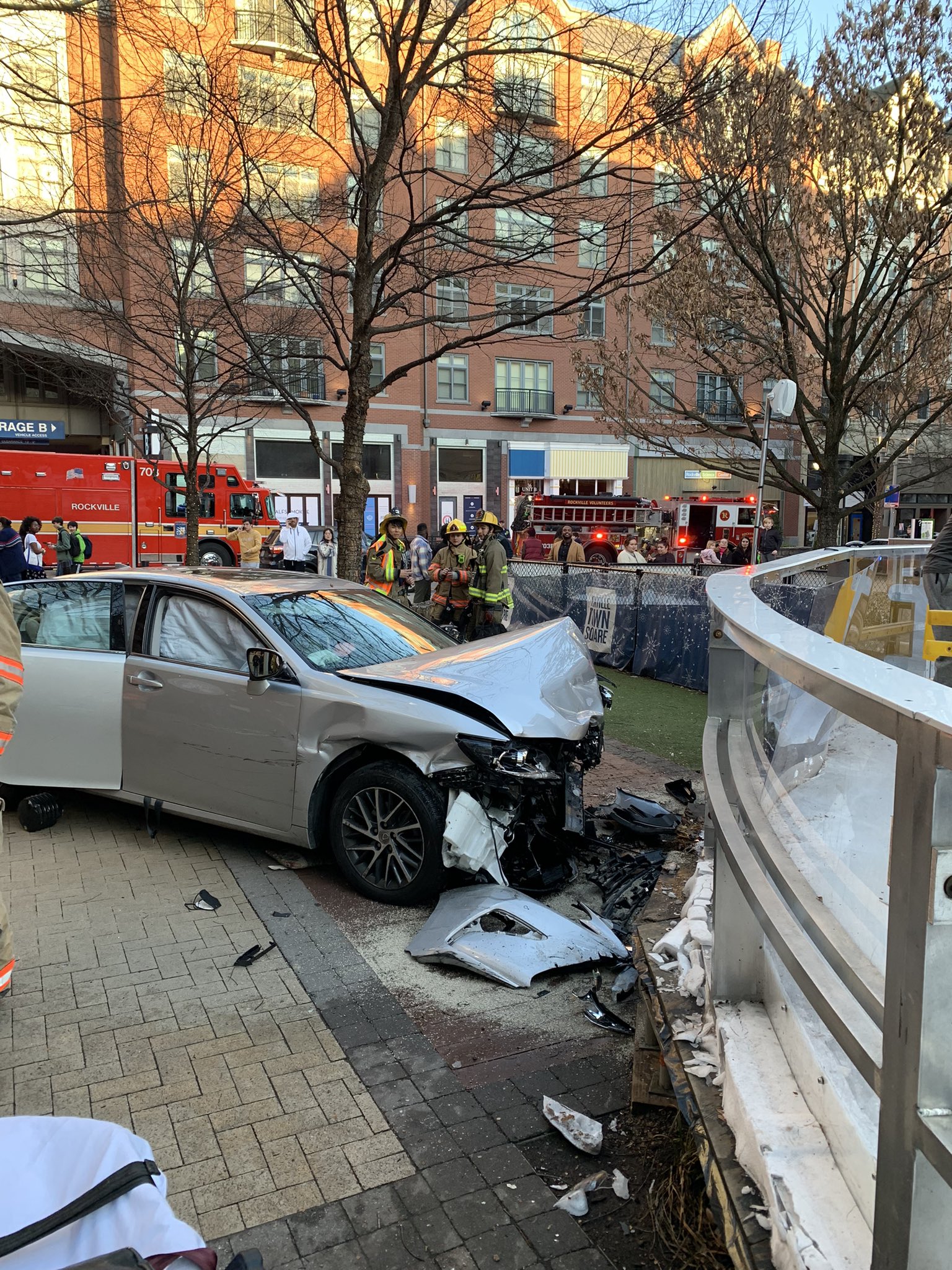 Car Crashes Into Rockville Ice Rink, Leaves 2 Injured - Montgomery ...