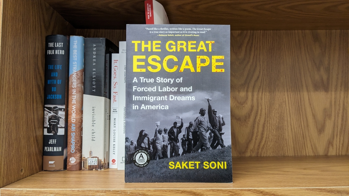 'The Great Escape' Author Saket Soni at Gaithersburg Book Festival ...