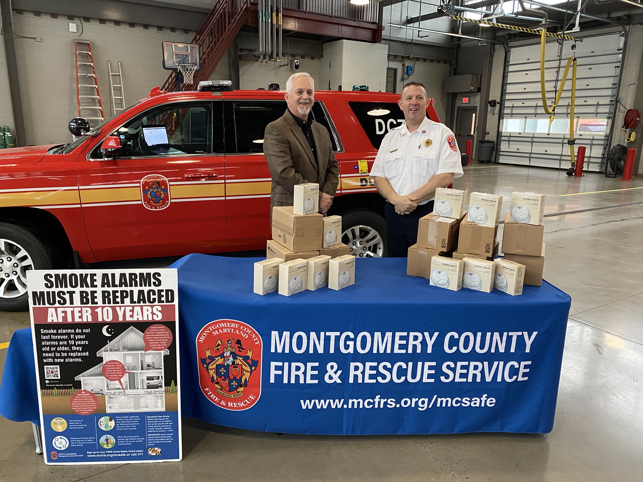 Pepco Donates 1,000 Smoke Alarms to MCFRS - Montgomery Community Media