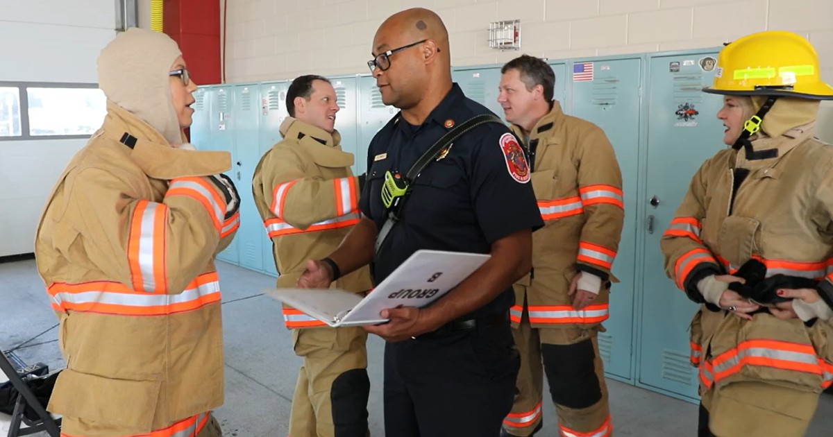 Officials Get Firsthand Experience with Firefighting - Montgomery ...
