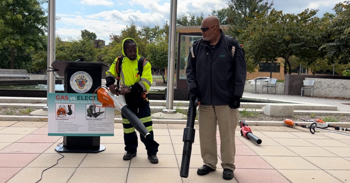 Leaf Blower Bill Signed Into Law - Montgomery Community Media