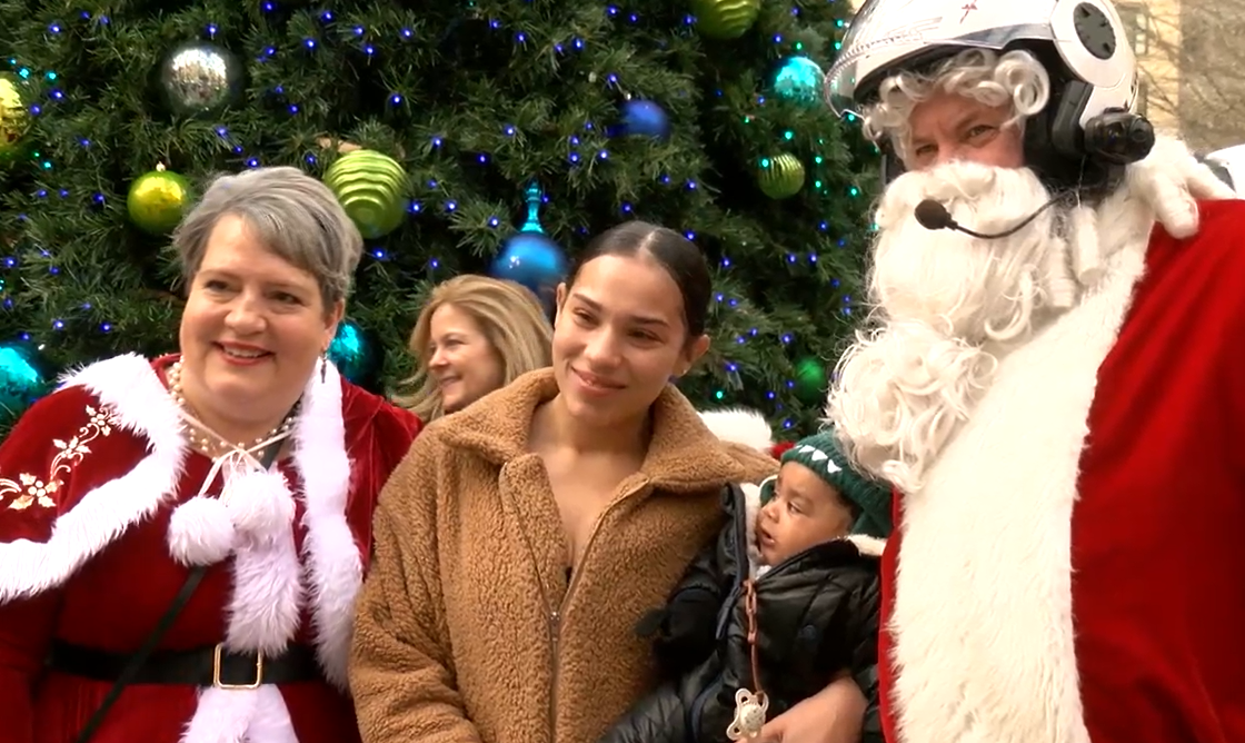 Police Santa and His Elves Spread Holiday Cheer - Montgomery Community ...