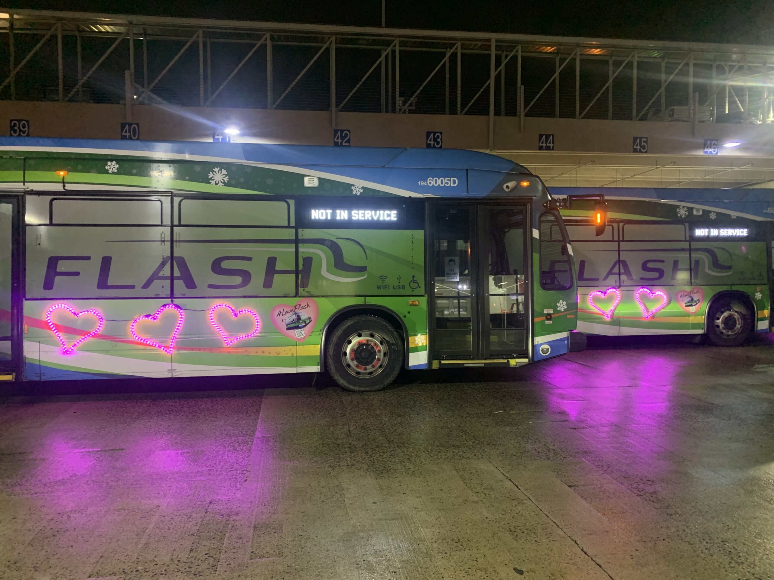 County Unveils Flash Buses Decorated for Valentine's Day, Announces ...