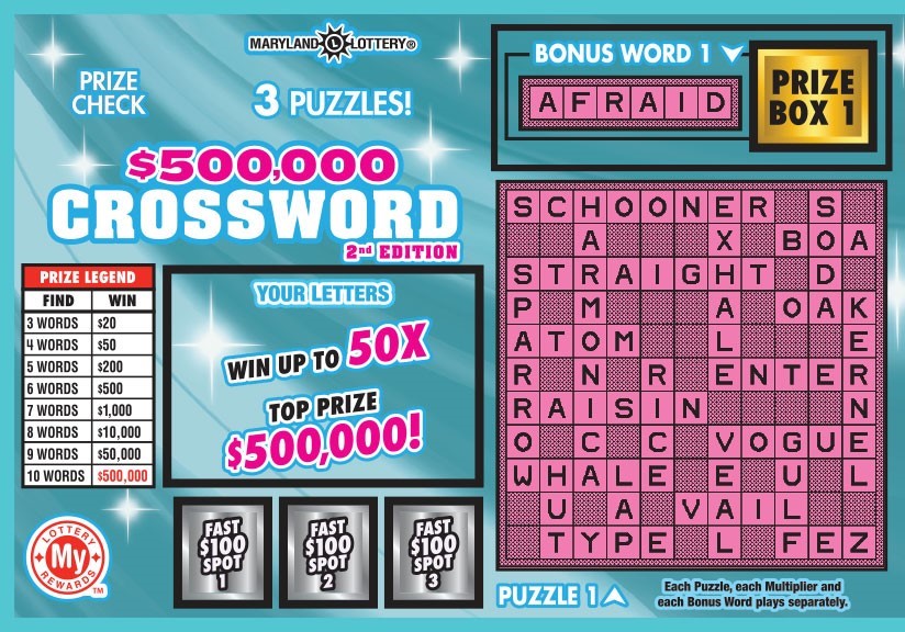 Gaithersburg Man Wins $500,000 with Scratch-Off Lottery Ticket ...