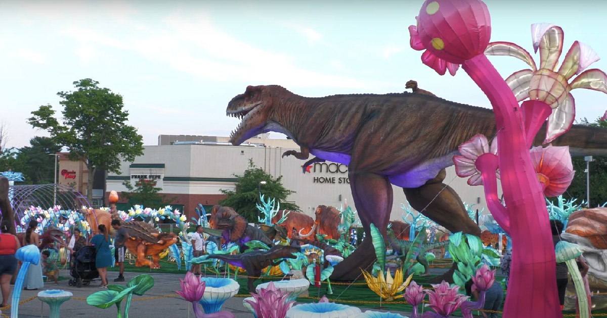 Westfield Montgomery Mall Transformed Into Dino Safari Festival ...