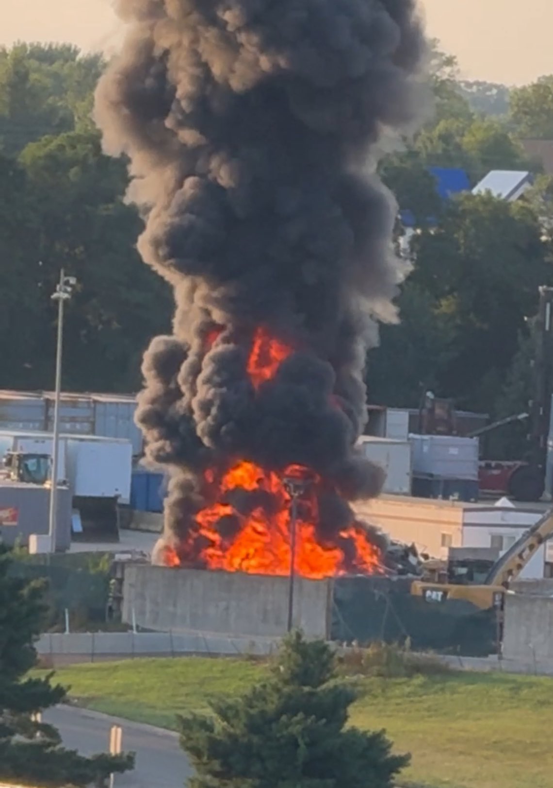 Firefighters Respond to Fire Sunday at Shady Grove Transfer Station ...