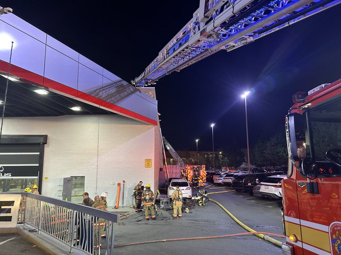 Fire Breaks Out in Car Dealership in Silver Spring - Montgomery ...