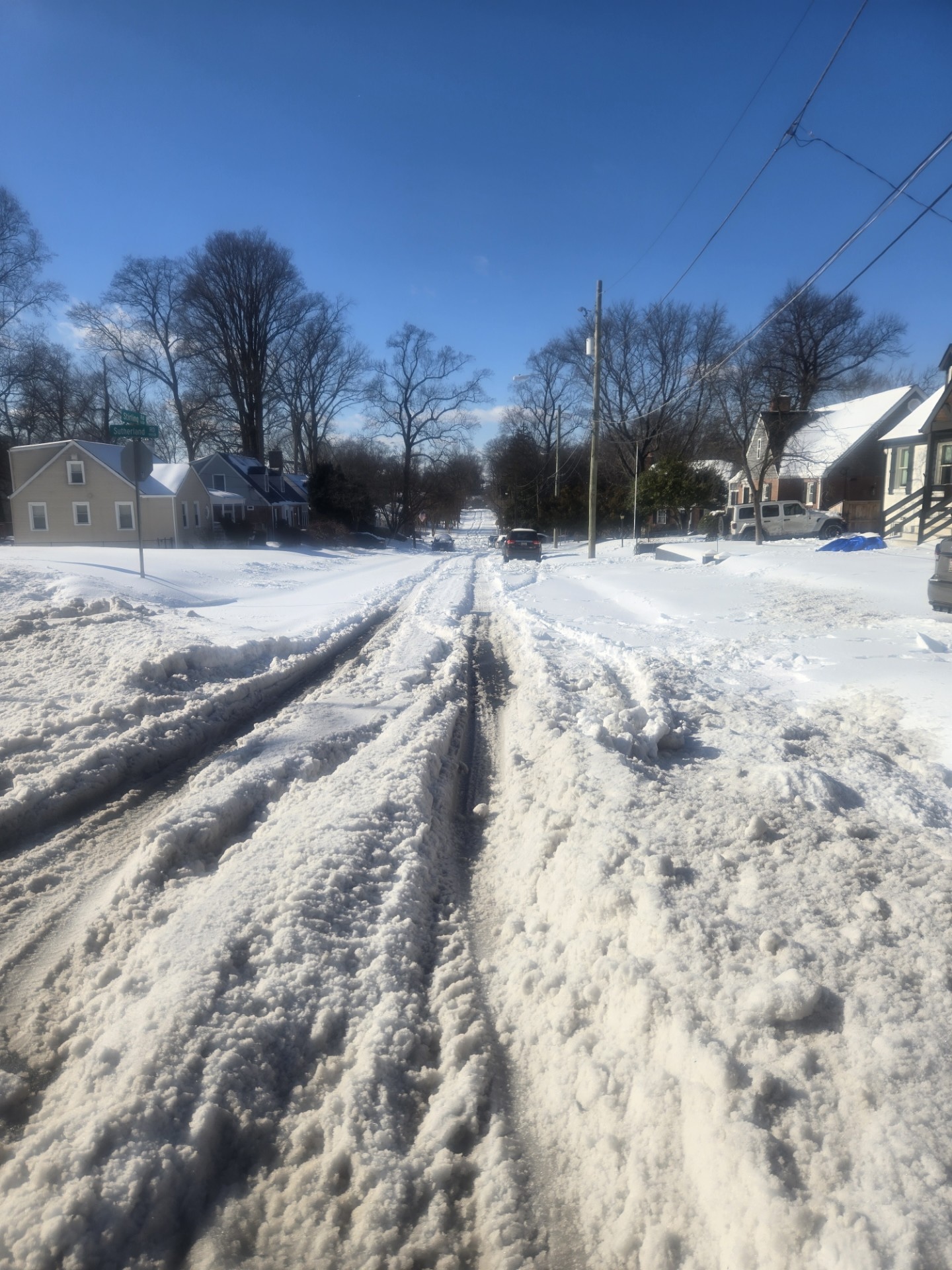 Montgomery County says more than 90% of roads plowed as ice slows ...